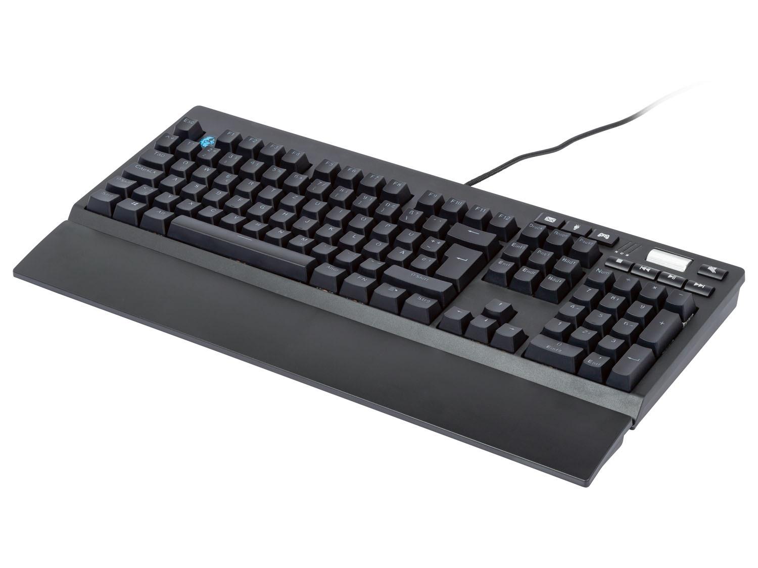 SILVERCREST Gaming Tastatur, mechanisch, mit programmierbaren Tasten ...